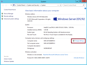 Step by step guide to rename Server 2012 R2