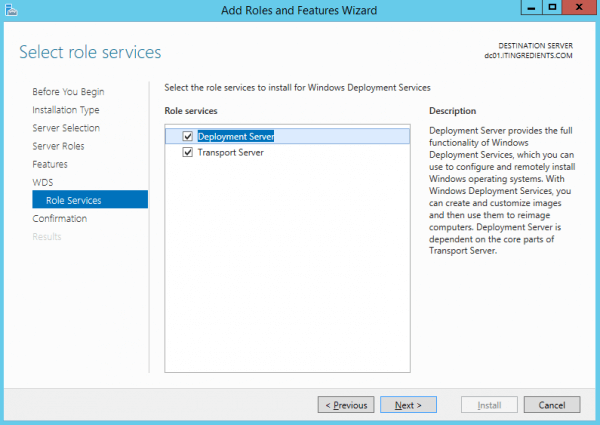 How to install and Configure WDS i.e. Windows Deployment Services 2012