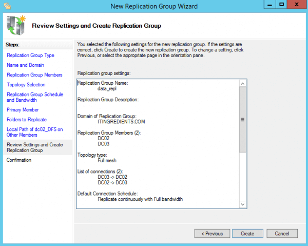 {Updated} How to set up DFS Replication Group in Windows Server 2012 R2