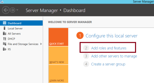 How to install DFS in Windows Server 2012 R2