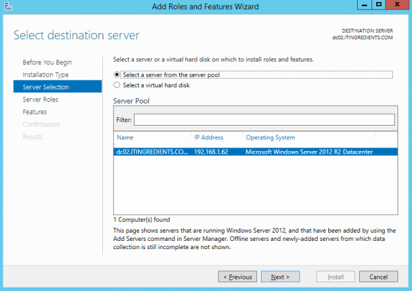 How to install DFS in Windows Server 2012 R2