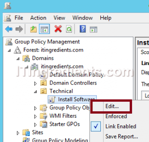 Using Group Policy to Install Software Remotely