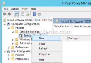 Using Group Policy to Install Software Remotely