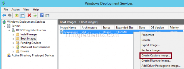 How To Capture Image And Deploy Image Using Wds