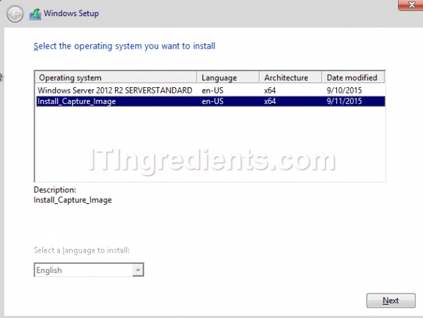 How to CAPTURE Image and DEPLOY Image using WDS