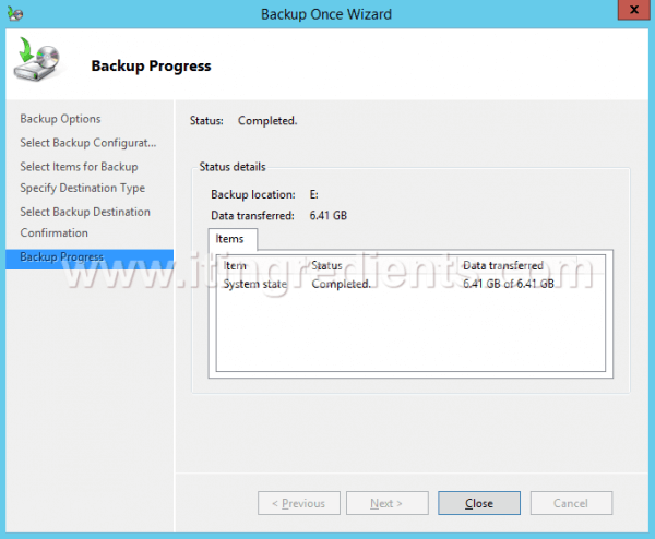 How To Take System State Backup In Windows Server 2012 R2