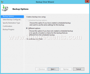 How to take System State Backup in Windows Server 2012 R2