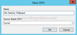 How to deploy Desktop Wallpaper through Group Policy in Server 2012