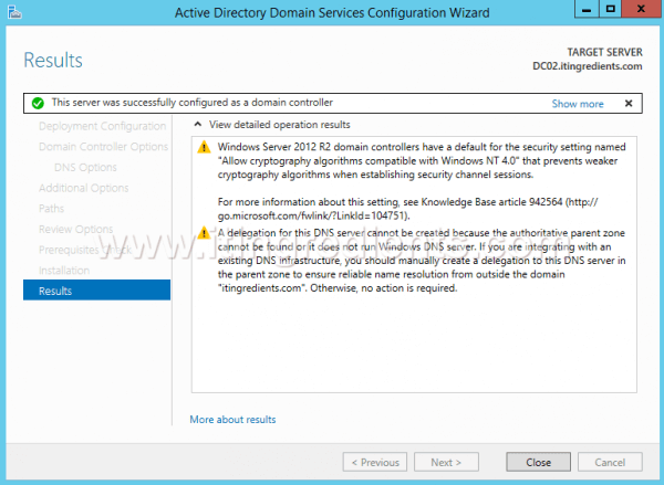 How to Promote Domain Controller using IFM in Server2012