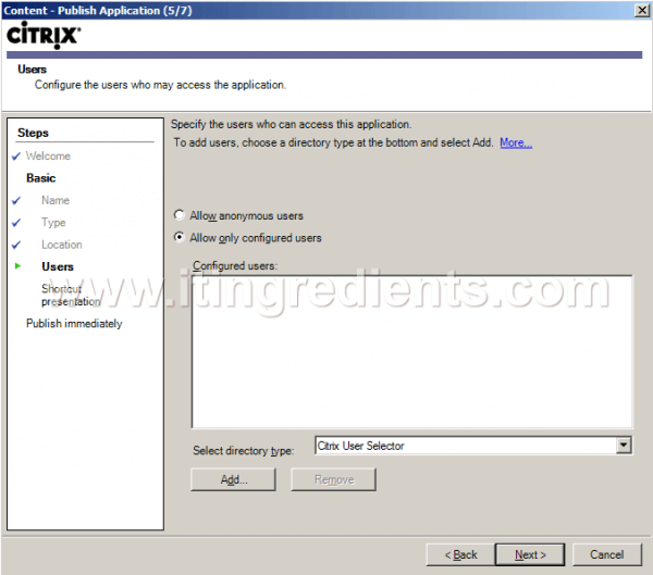 How to Publish Content in Citrix XenApp 6.5