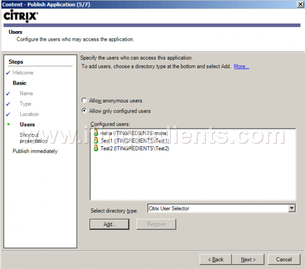 How to Publish Content in Citrix XenApp 6.5