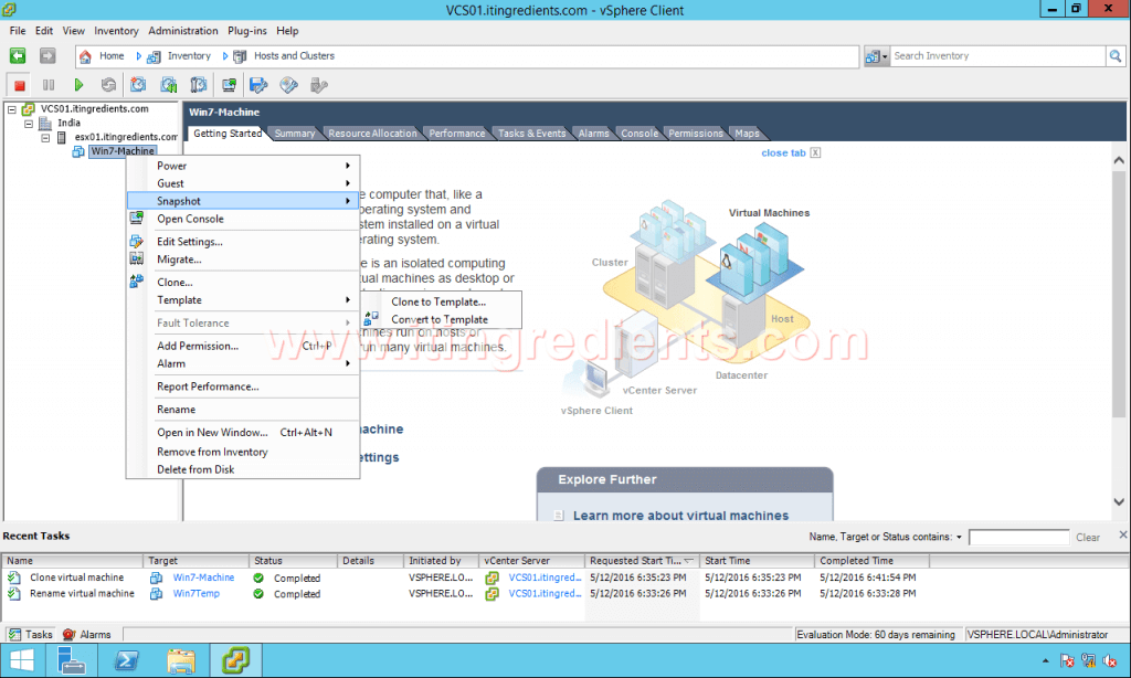 How to Create VM Template & Convert VM Template using vCenter Server