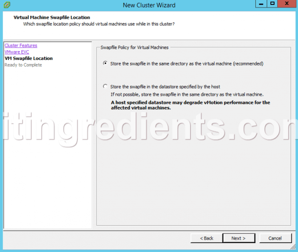 How to configure VMWare High Availability cluster using vCenter Server 6