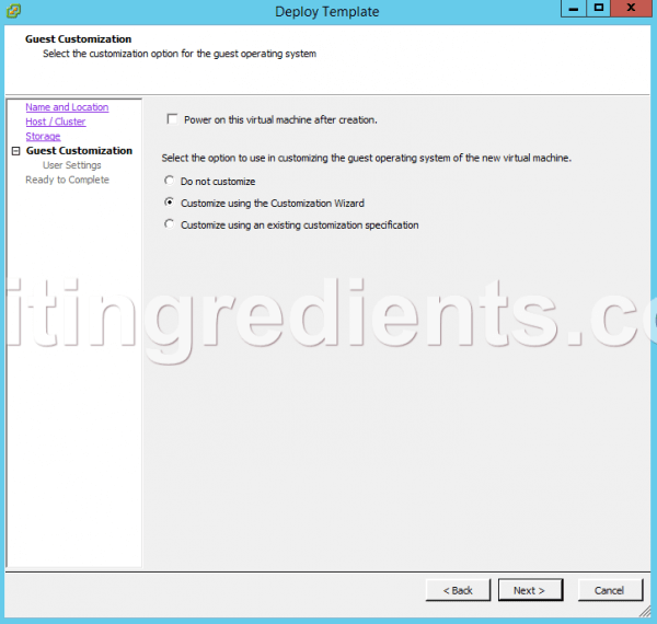 How to deploy Virtual Machine using template in vCenter Server