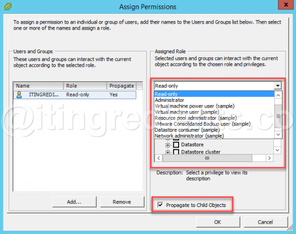 Assign Custom Role In Vmware Using Vsphere Web Client And Vcenter Server