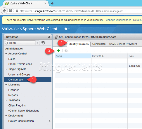 Implementing VMWare Single SignOn (SSO) using VMWare WebClient