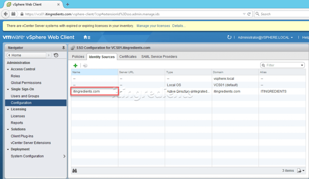 Implementing Vmware Single Signon Sso Using Vmware Webclient